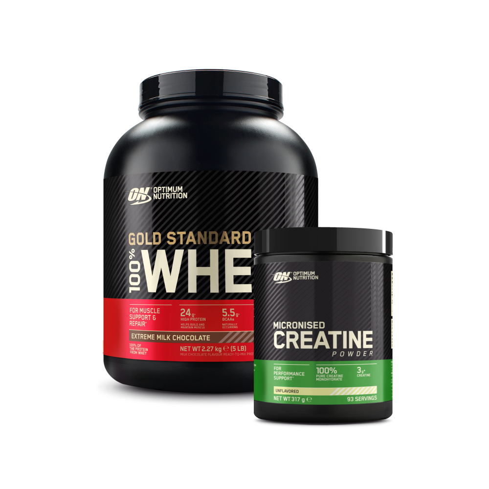 Gold Standard Whey and Creatine Stack | Optimum Nutrition UK